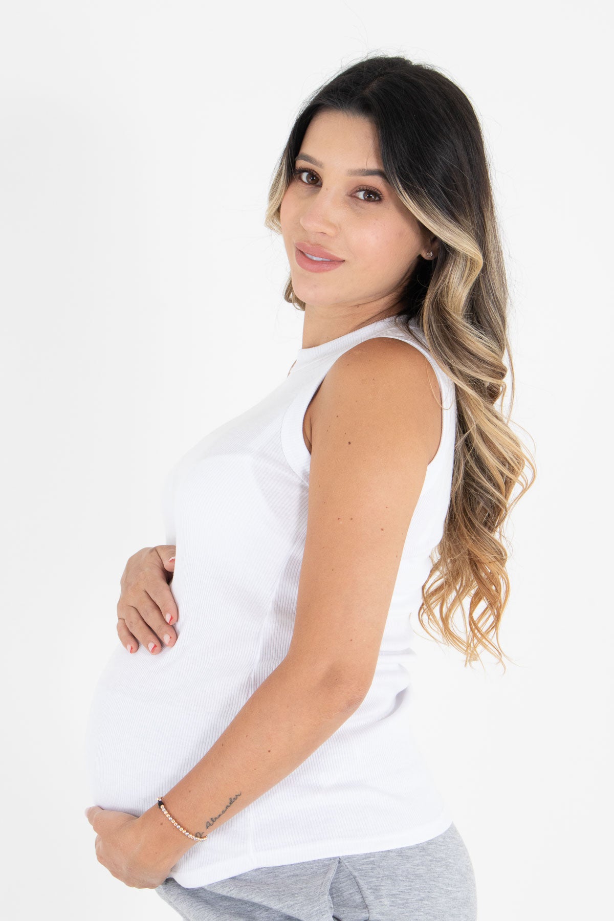 Blusa Kathy blanco para embarazadas – Clio Ropa Materna