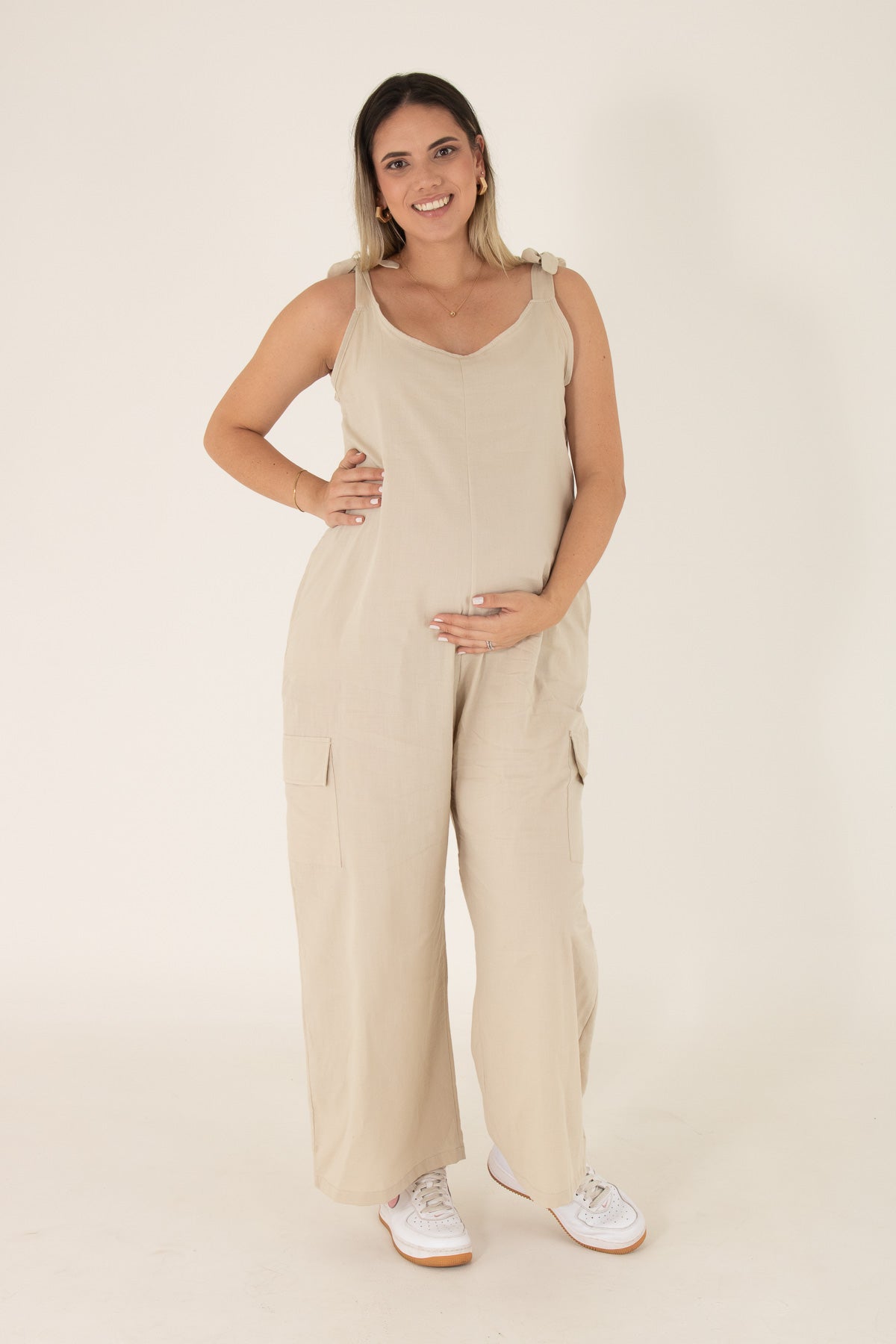 Jumper Green beige para embarazadas – Clio Ropa Materna