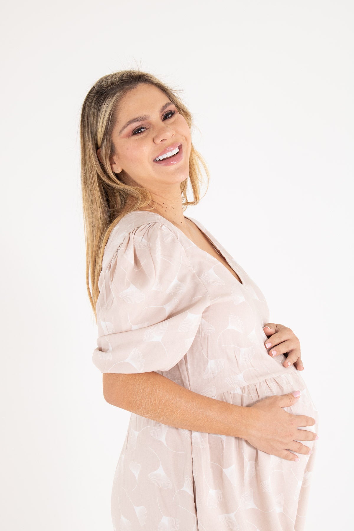Jumper Noa beige para embarazadas – Clio Ropa Materna