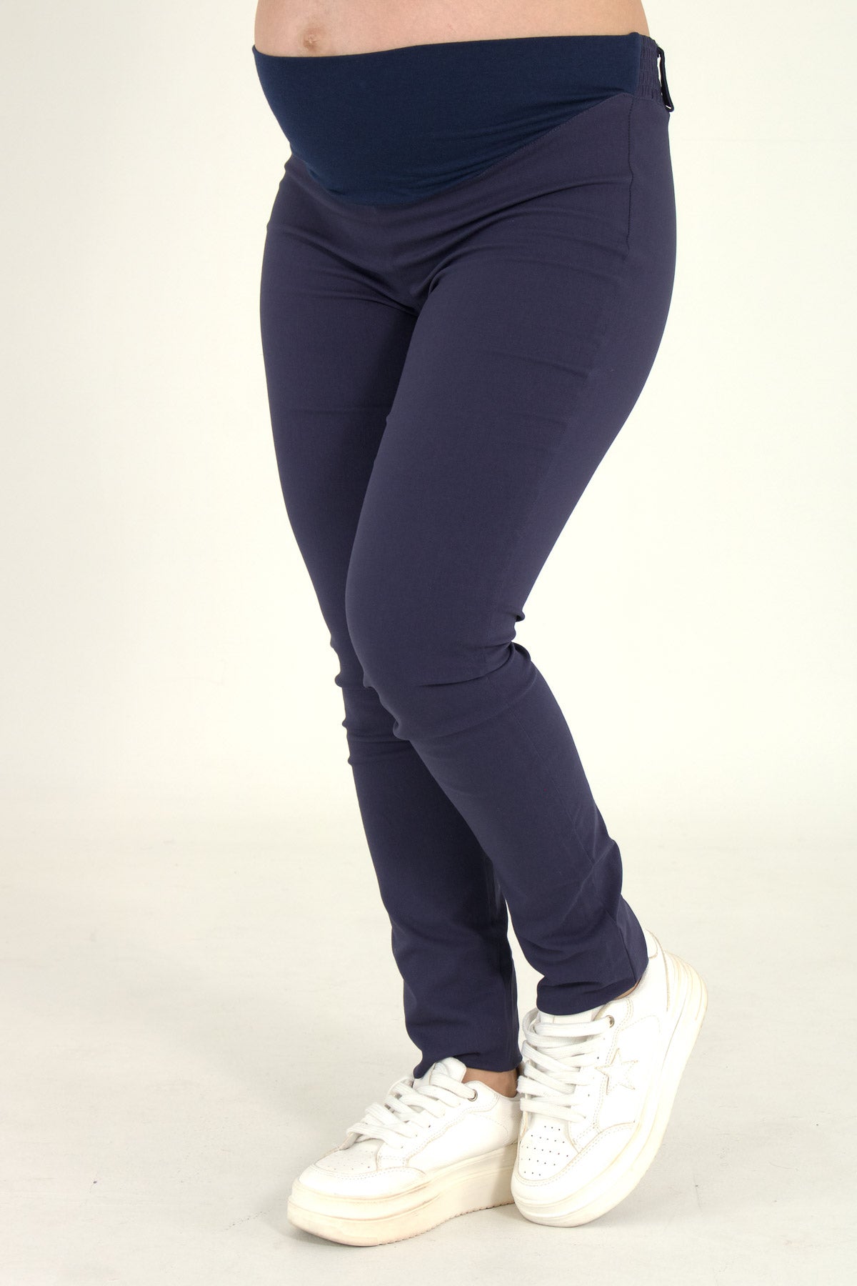 Pantalón Glamour azul para embarazadas – Clio Ropa Materna