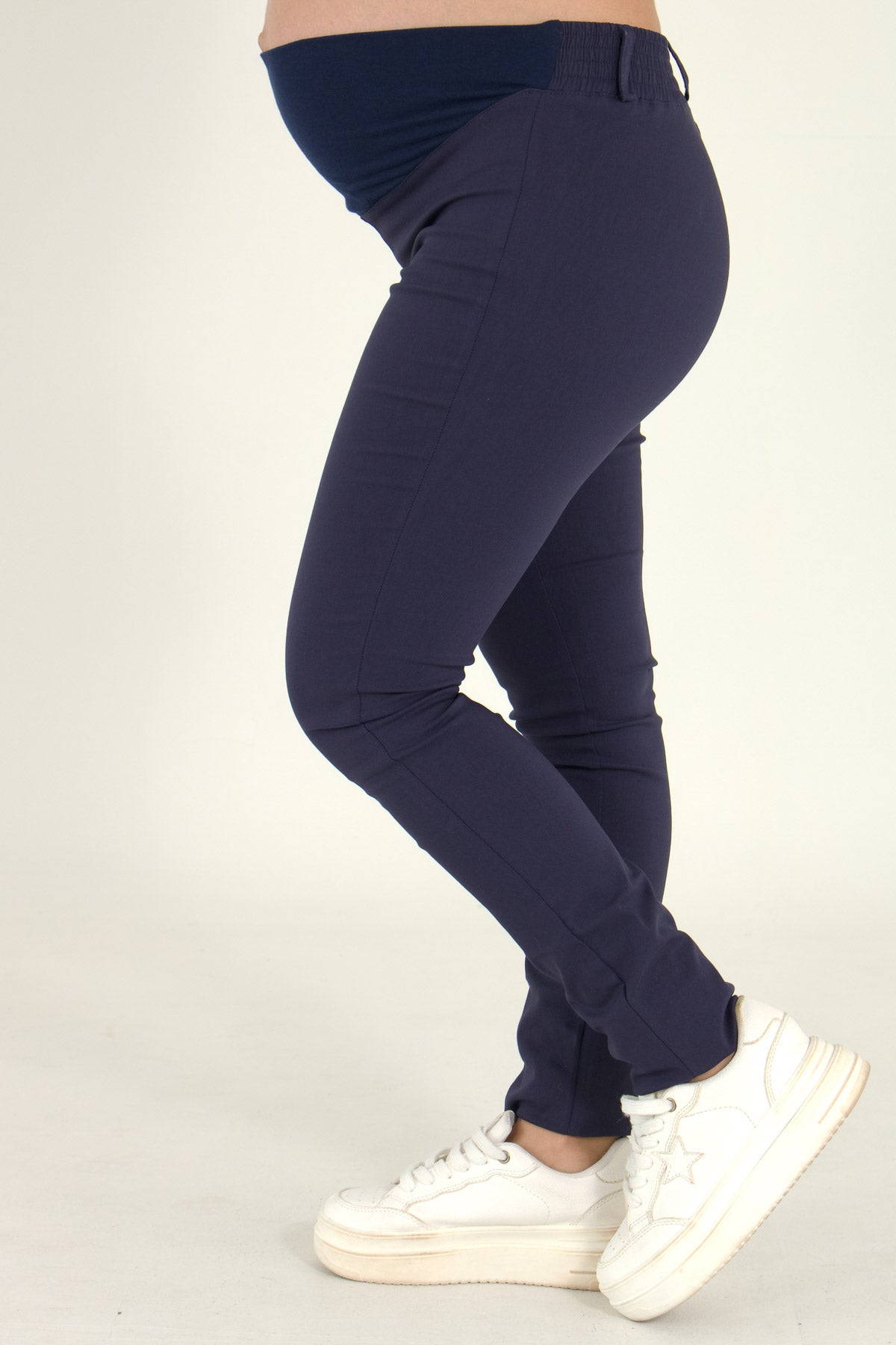 Pantalón Glamour azul para embarazadas – Clio Ropa Materna
